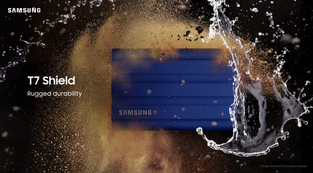 T7 Shield, il nuovo SSD esterno di Samsung: elegante, portatile e ...