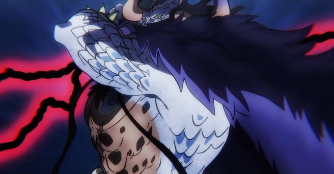 One Piece rivela la forma ibrida originale di Kaido