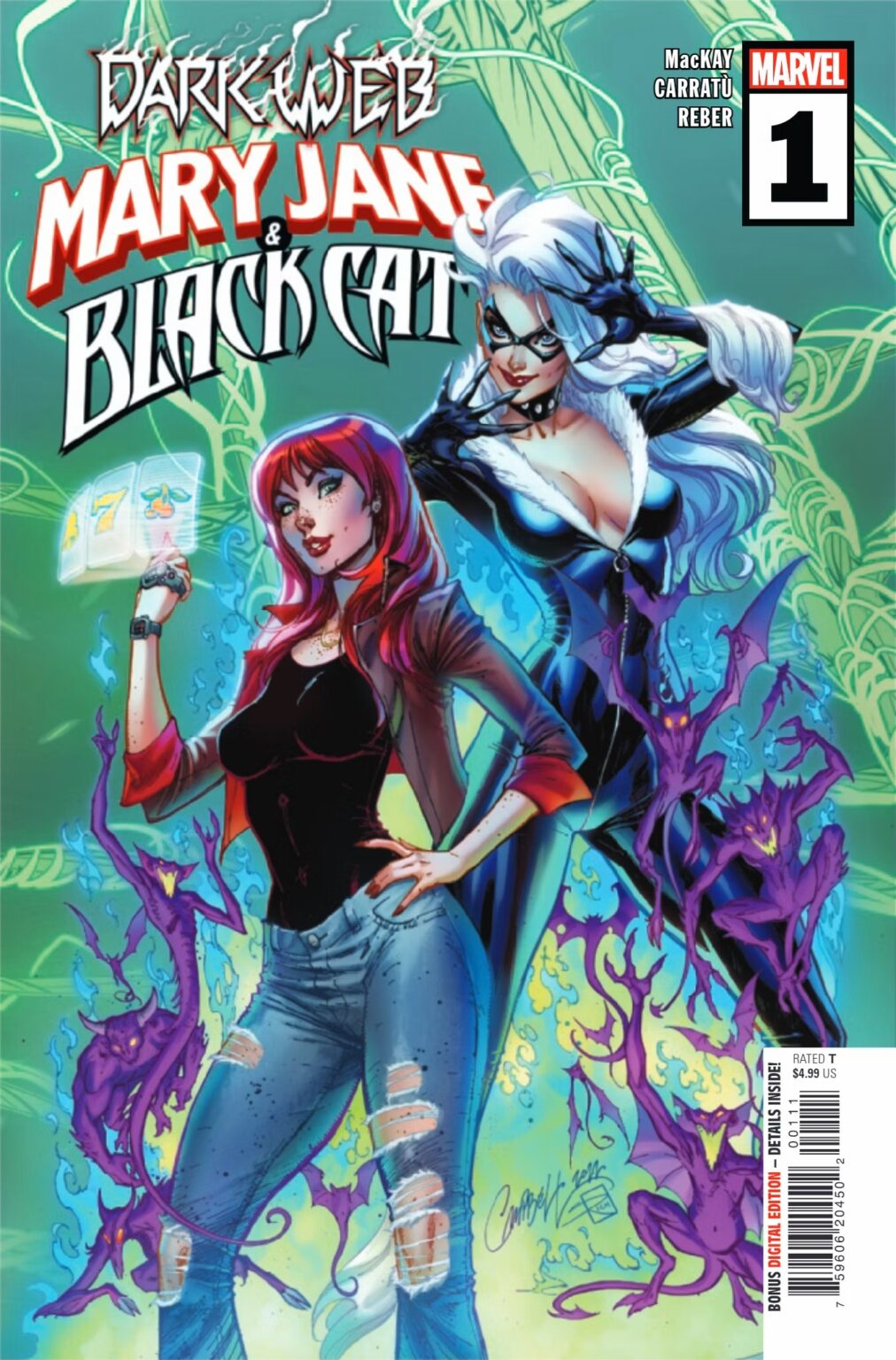 Black Cat dà il via al team-up con Mary Jane rubando la maschera del ...