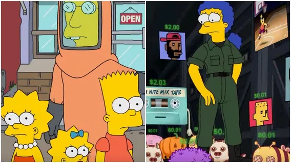 Il trailer della stagione 35 dei Simpson è fantastico con le NFT