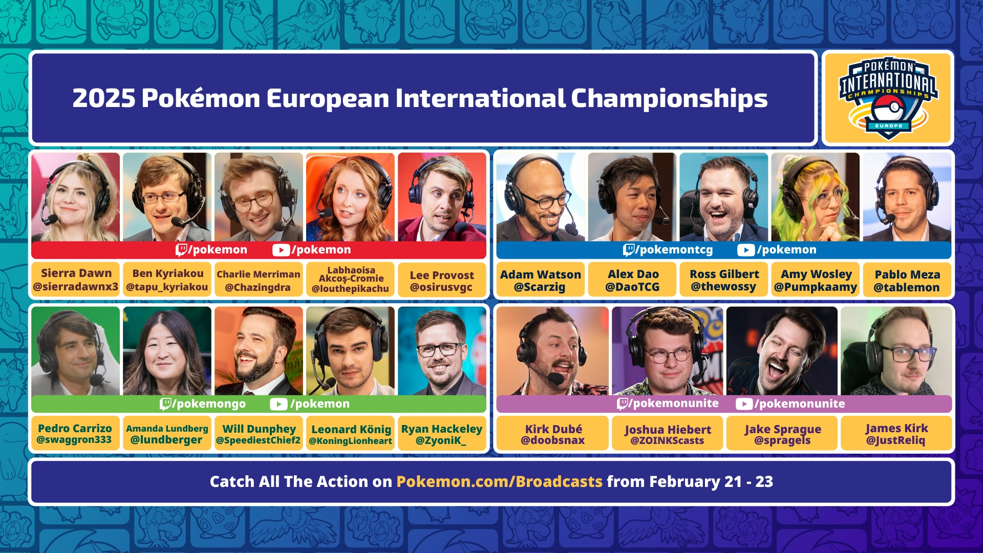 Campionati Internazionali Europei Pokémon 2025 in diretta da Londra ...