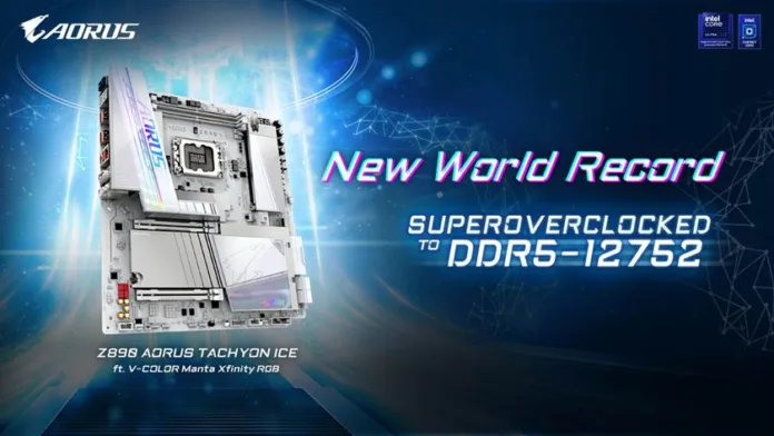 Gigabyte Z890: Record Mondiale DDR5-12752!